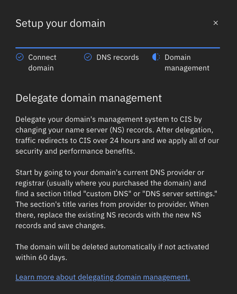 Onboard your domain to IBM Cloud Internet Services - IBM Developer